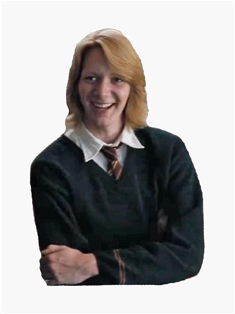 Fred Weasley Cute Sticker For Sale By Kaylashute Redbubble