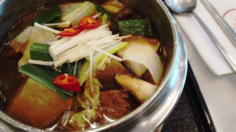 Galbi Jjim Braised Beef Or Pork Short Ribs Is A Traditional Korean