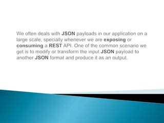 Json To Json Transformation In Mule PPT