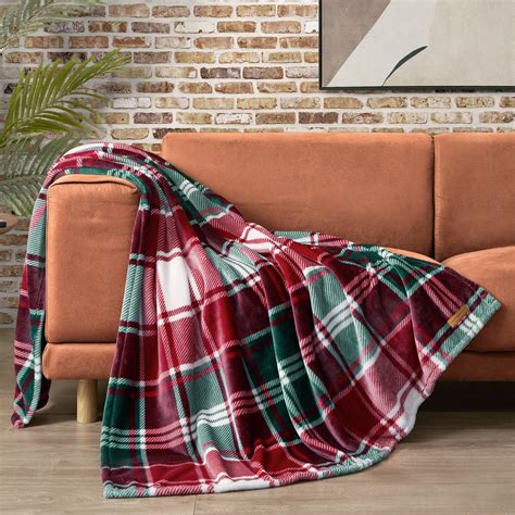 Eddie Bauer Throw Blanket Reversible Plush Fleece
