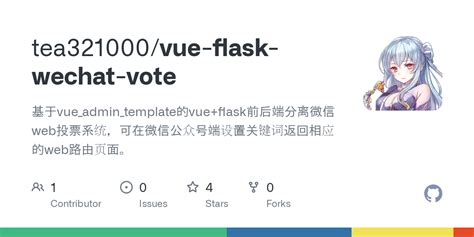 vue flask wechat vote frontend public index at master · tea321000