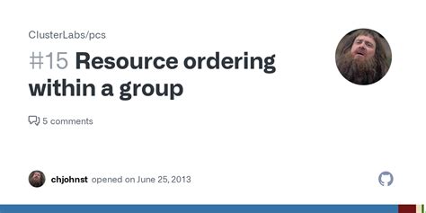resource ordering within a group · issue 15 · clusterlabs pcs · github