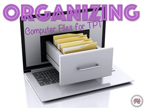Just A Thought Or Two Organizing Your Computer Files
