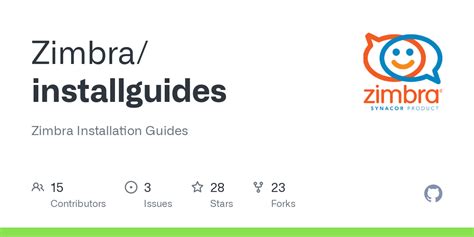 GitHub Zimbra Installguides Zimbra Installation Guides