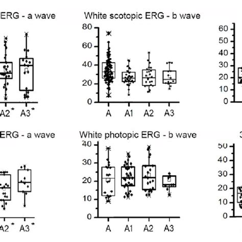 Range Of Erg Amplitudes With Hk Electrode To Iscev Protocol In Healthy