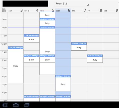 Layout How Can I Create A Weekly Calendar View For An Android