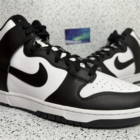 Nike Dunk High Black White Panda Shoes Are Brand Depop