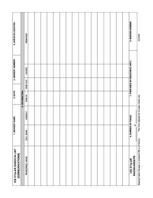 Fillable Online Ics P Ar Check In List Communications Ics P Ar