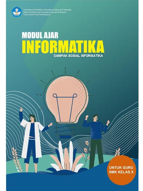 Modul Ajar Dampak Sosial Informatika Dsi Pdf