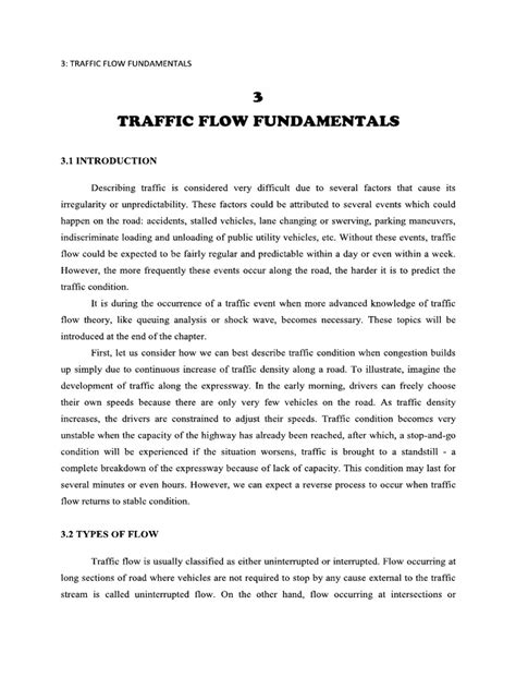 C3 Traffic Flow Fundamentals Pdf