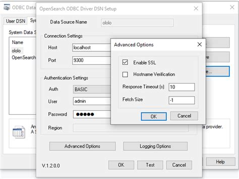 [bug] odbc driver doesn t use ssl · issue 19 · opensearch project sql