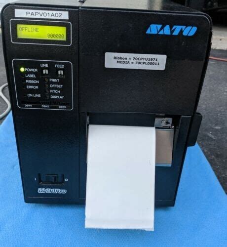Sato M84pro Printer 41in 203dpi 10ips Usb Interface Dttt Ebay