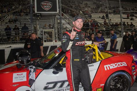 Jared Thomas Wins Mazda Mx 5 Cup Debut At Martinsville Short Track Scene