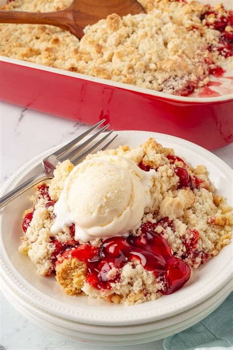 Easy Cherry Dump Cake Recipe With 3 Ingredients Shes Not Cookin
