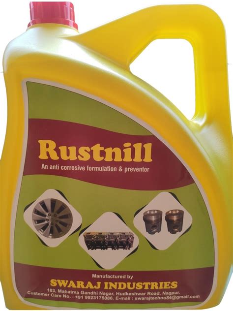 Rustnil Yellow Multipurpose Rust Remover Packaging Type Can Packaging Size 10L At Rs 407