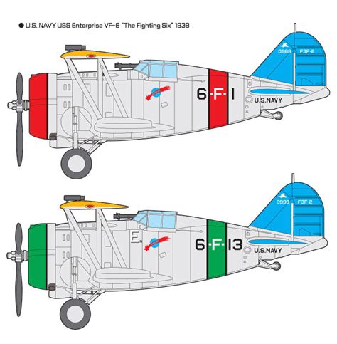 1 48 Usn F3f 2 Vf 6 Fighting Six