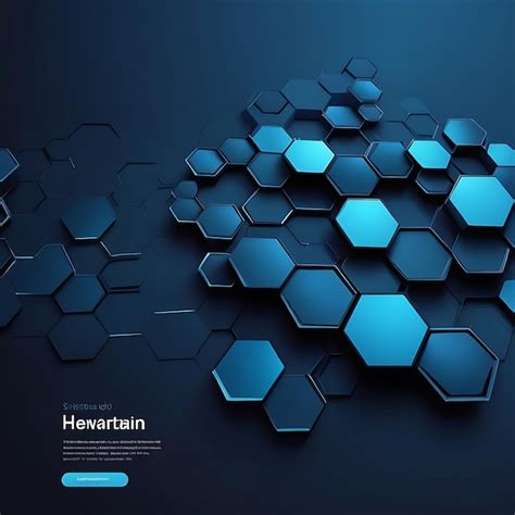 The Image Features A Deep Blue Gradient Background Transitioning From A Darker Shade At The Top