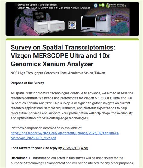 Survey On Spatial Transcriptomics Vizgen Merscope Ultra And 10x Genomics Xenium Analyzer Ngs