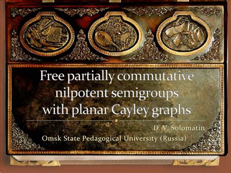 Pdf Free Partially Commutative Nilpotent Semigroups With Planar Cayley Graphs