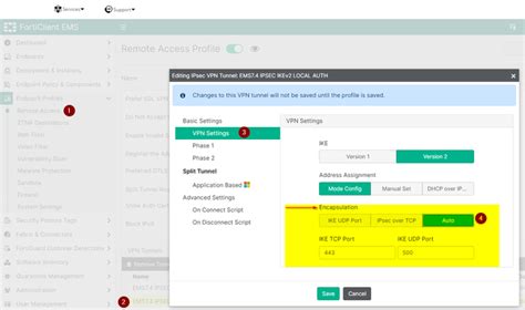 Troubleshooting Tip Ikev2 Ipsec Vpn On Forticlien Fortinet Community