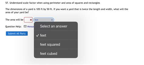 Solved Understand Scale Factor When Using Perimeter And Chegg Com