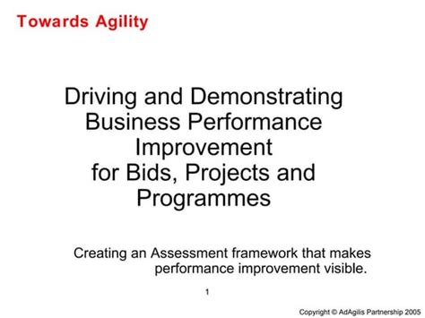 Common Assessment Framework