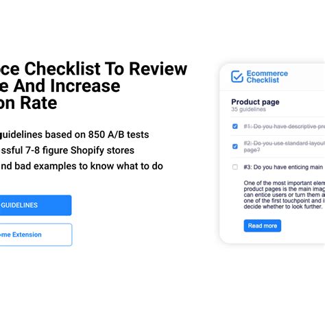 Ecommerce Checklist Alternatives And Similar Websites And Apps