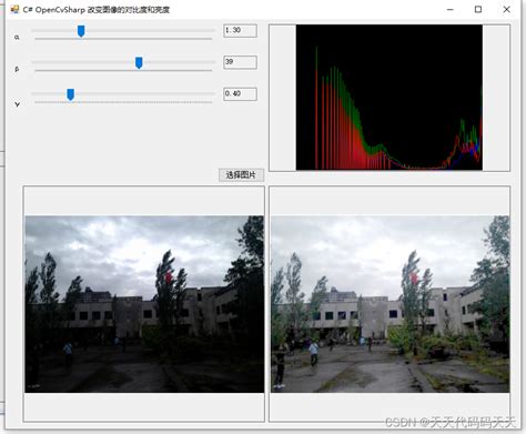 C Opencvsharp 改变图像的对比度和亮度c动态修改图片亮度 Csdn博客