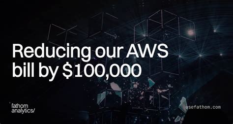 Reducing Our AWS Bill By Fathom Analytics