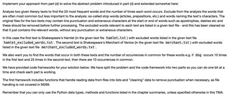 question 1 a i the main adt to use for storing