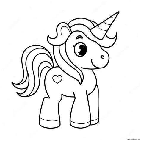 Unicorn Emoji Coloring Page 72392 58147