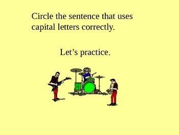 Capitalization Rules Powerpoint By Teacher Techie TPT