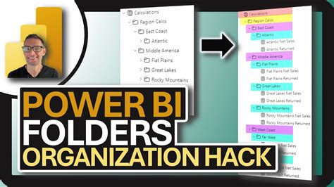 Power Bi Folders Organization Hack Youtube