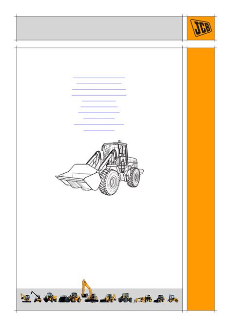 JCB WHEELED Loader S Service And Repair Manual