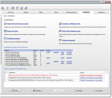 f secure policy manager