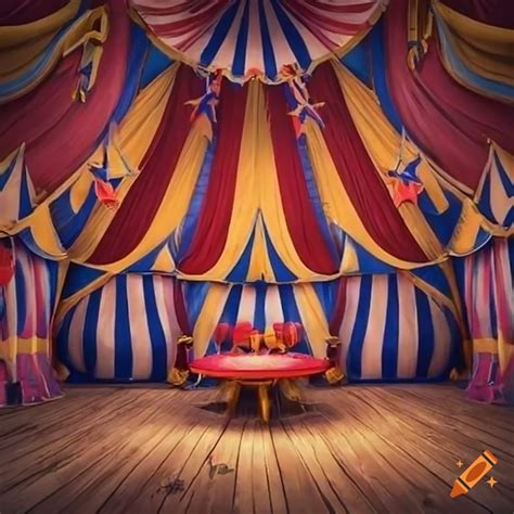 Inside Circus Tent