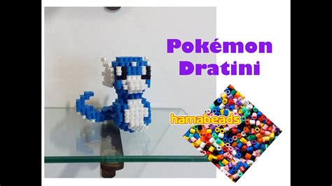 3d Perler Beads Hama Beads Pyssla Pokemon Dratini Assembly Youtube