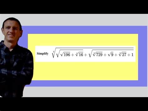 Simplify A Crazy Cubed Root YouTube