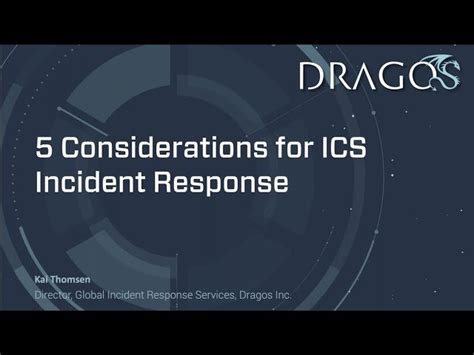 Free Video 5 Considerations For Ics Incident Response From Dragos Ics