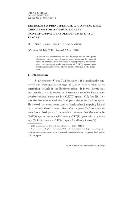 Pdf Demiclosed Principle And Δ Convergence Theorems For