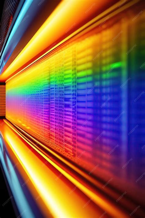 Premium Ai Image Binary Data Visualization Hitech Background