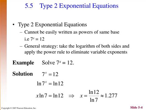 PPT - Chapter 5: Exponential and Logarithmic Functions PowerPoint Presentation - ID:4551824