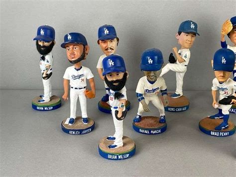 Group Of 11 Los Angeles Dodgers Baseball Player Bobbleheads Matthew