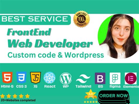 frontend website coder html css js reactjs wordpress upwork