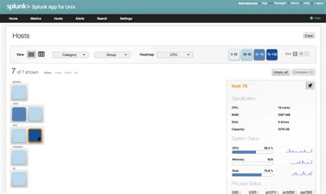 Use The Hosts Dashboard Splunk Documentation
