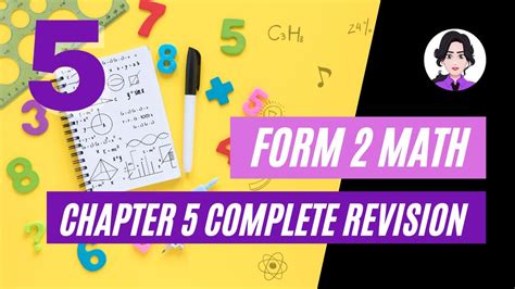 Pt3 Kssm Mathematics Form 2 Circles Chapter 5 Complete Revision Youtube