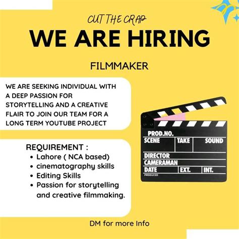 Osama Iqbal On Linkedin We Are Seeking An Individual With A Deep Passion For Storytelling And A