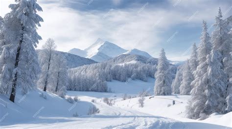눈 내리는 풍경이 있는 눈 내리는 풍경 프리미엄 사진