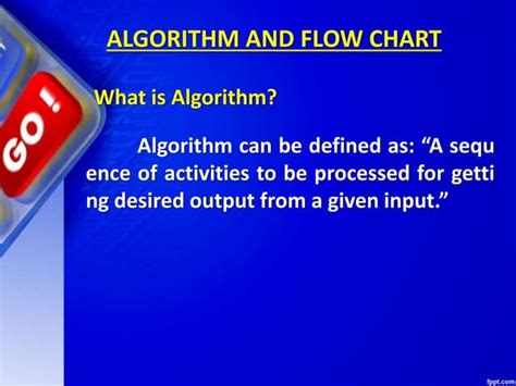 Chapter 6 Algorithms And Flow Charts Pptx Computing Technology