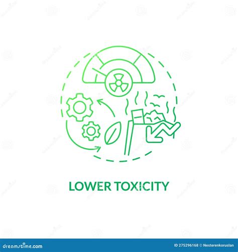 Lower Toxicity Green Concept Icon Vector Illustration Cartoondealer